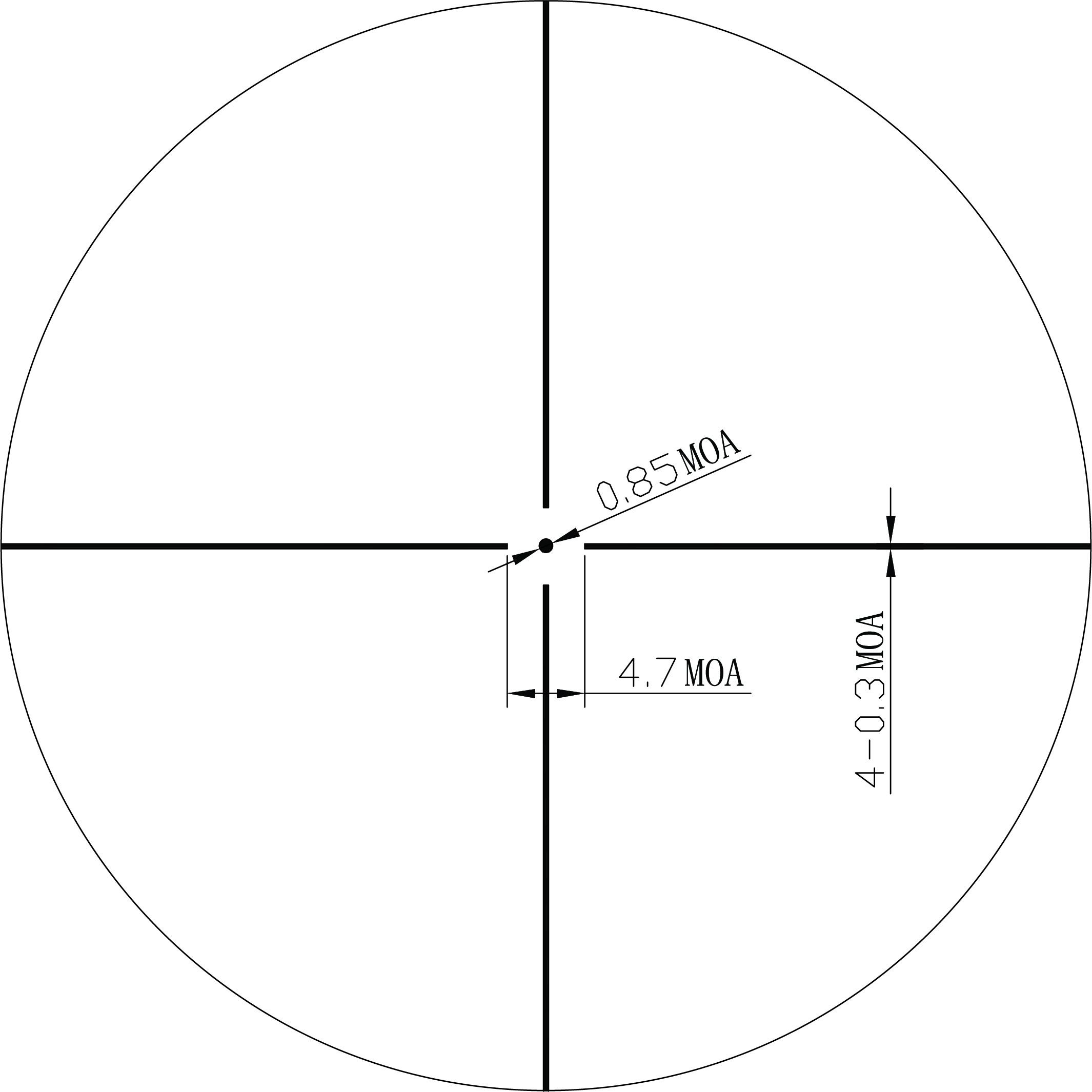 Eraticator 8.5-25×50 AO (Black) - Mueller Rifle Scopes